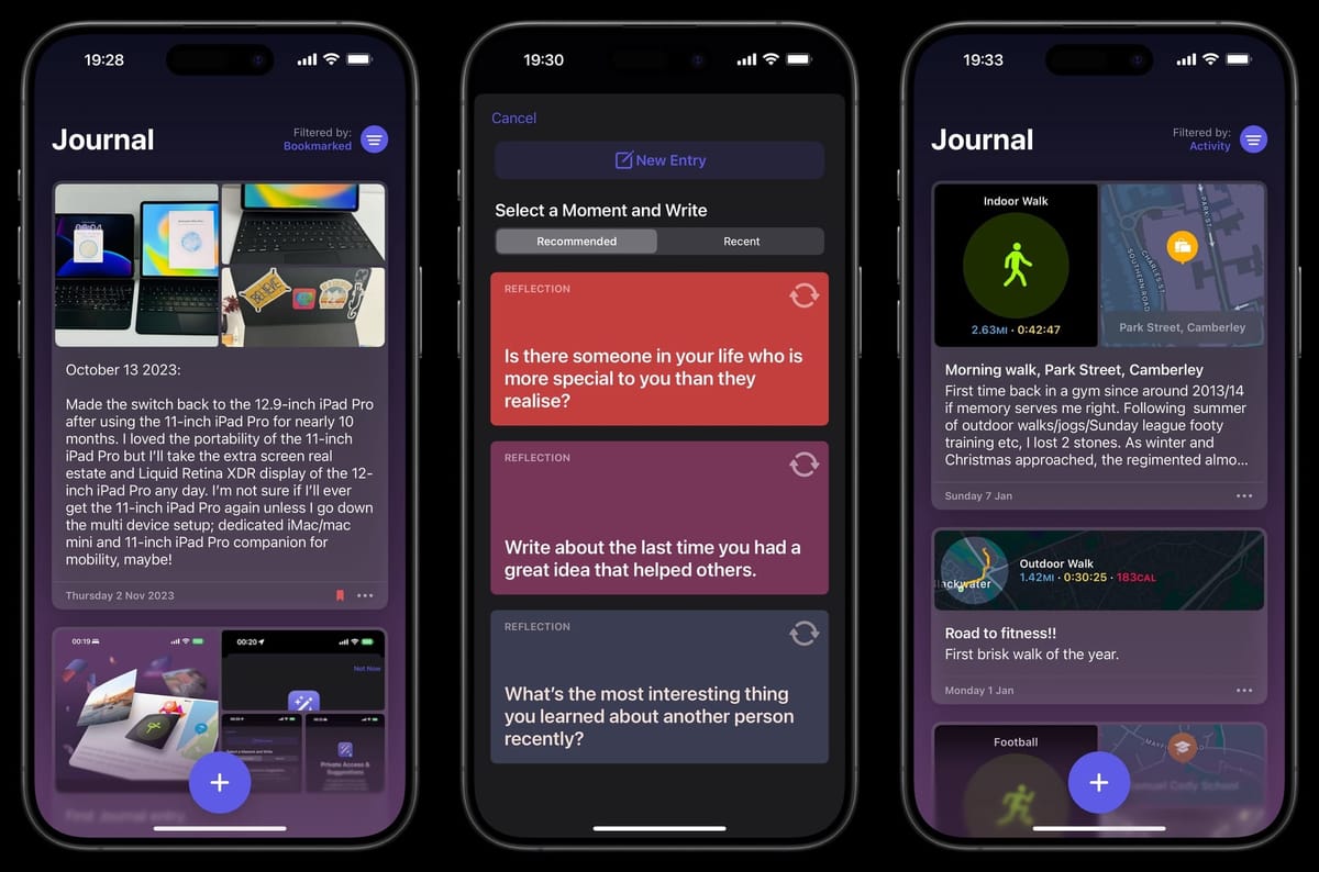 On journaling and the Apple Journal App